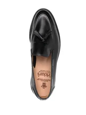 TRICKER'S Tassel-detail Leather Loafers - Black