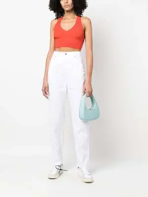 Iceberg High-waisted Straight-leg Jeans