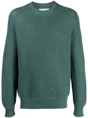 Pringle Of Scotland Round Neck Cotton Jumper - Green