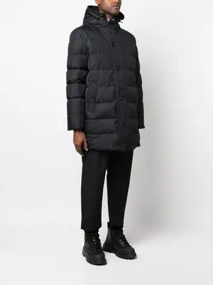 MOORER Drawstring Hood Padded Coat