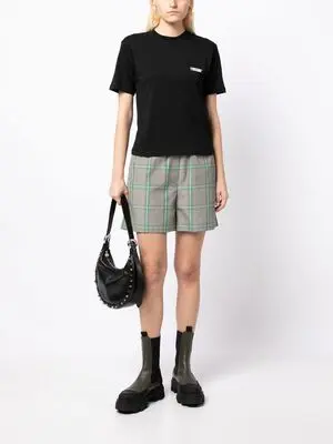 MSGM Logo-patch T-shirt - Black
