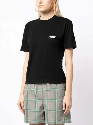 MSGM Logo-patch T-shirt - Black