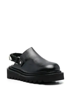 Toga Buckled Ankle-strap Clogs