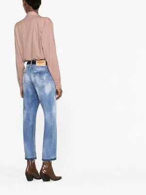 Dsquared2 Straight-leg Distressed Jeans
