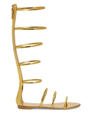 GIUSEPPE ZANOTTI Super Intrigo Gladiator Sandals - Gold