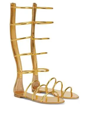 GIUSEPPE ZANOTTI Super Intrigo Gladiator Sandals - Gold