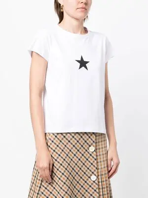 AGNES B. Star-print T-shirt - White