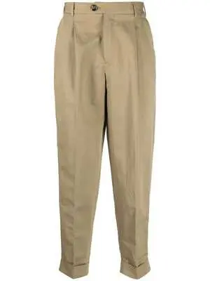 PT TORINO Pleat-detail Chino Trousers