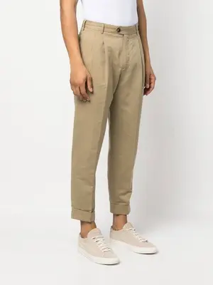 PT TORINO Pleat-detail Chino Trousers