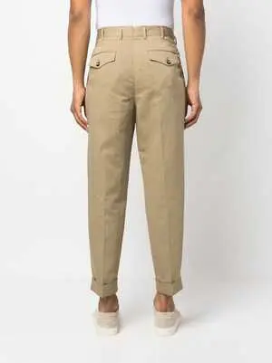 PT TORINO Pleat-detail Chino Trousers