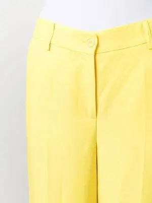 P.a.r.o.s.h Pressed-crease Straight-leg Trousers - Yellow