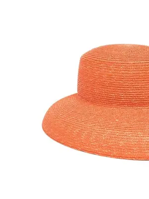 Alberta Ferretti Raffia Bucket Hat