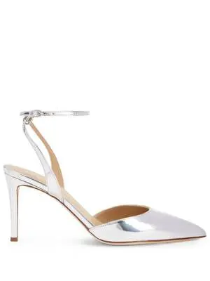 GIUSEPPE ZANOTTI Shayoran Pointed-toe Pumps - Silver