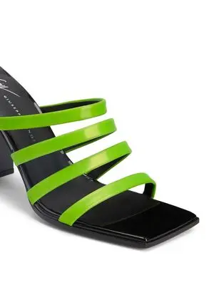 GIUSEPPE ZANOTTI 85mm Block-heel Strappy Sandals