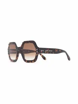 Isabel Marant Hexagonal Sunglasses
