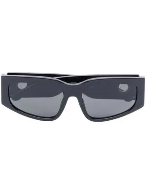 Linda Farrow Rectangle-frame Sunglasses - Black