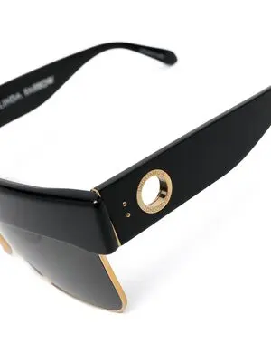 Linda Farrow Rosalie Square-frame Sunglasses