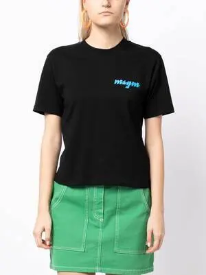 MSGM Logo-print Short-sleeve T-shirt