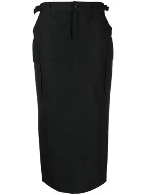 Wardrobe.NYC Striped Midi Skirt