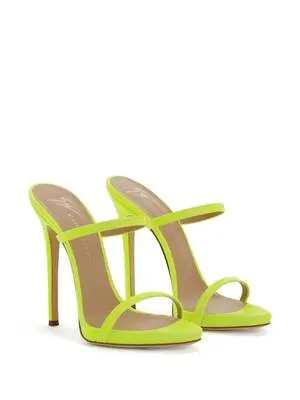 GIUSEPPE ZANOTTI 120mm Darsey Sandals - Yellow
