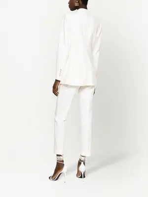 Dolce & Gabbana Single-breasted Wool Blazer - White