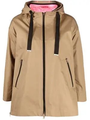 Herno Reversible Zip-up Hooded Jacket - Neutrals