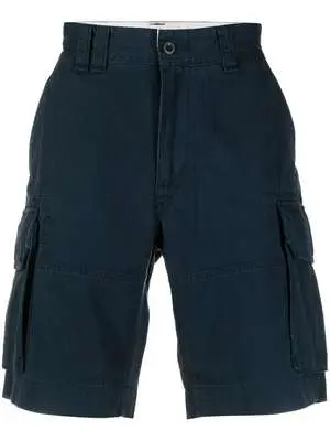 Polo Ralph Lauren Logo-patch Cotton Cargo Shorts - Blue