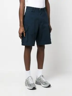 Polo Ralph Lauren Logo-patch Cotton Cargo Shorts - Blue