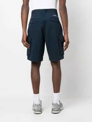Polo Ralph Lauren Logo-patch Cotton Cargo Shorts - Blue