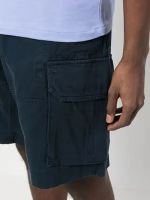 Polo Ralph Lauren Logo-patch Cotton Cargo Shorts - Blue