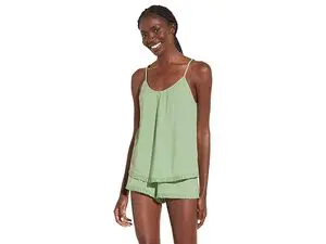 Eberjey Eberjey Gisele Cami And Shorts Set Green