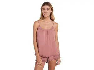 Eberjey Eberjey Gisele Cami And Shorts Set Tan