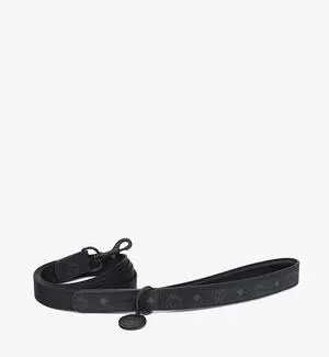 Mcm Pet Leash In Visetos - Black