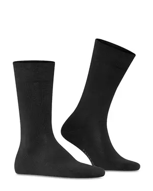Falke Falke Sensitive London Cotton-Blend Socks Black