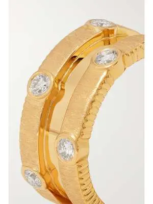 VILTIER Rayon Trio 18-karat Diamond Ring