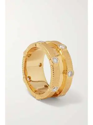 VILTIER Rayon Trio 18-karat Diamond Ring