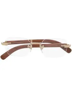 Cartier Frameless Eyeglasses - Brown