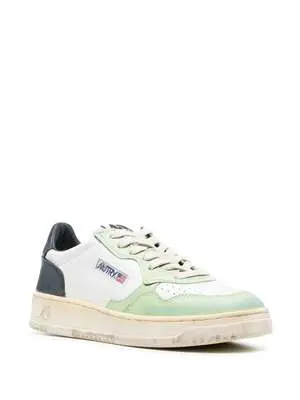 AUTRY Medalist Color-block Sneakers - White