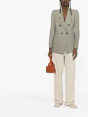 Brunello Cucinelli Double-breasted Tailored Blazer - Green