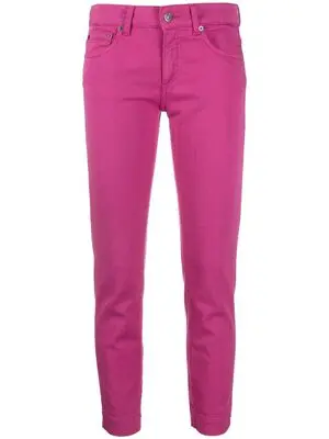 DONDUP Rose Low-rise Cropped Jeans - Pink