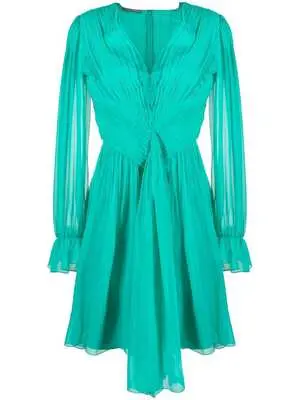 Alberta Ferretti Belted Cocktail Dresses