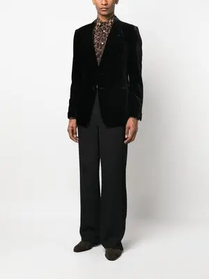 TOM FORD Single-breasted Velvet Blazer