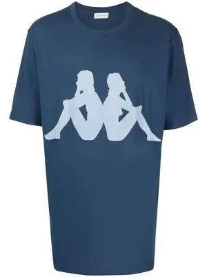 Faith Connexion X Kappa Oversized T-shirt - Blue