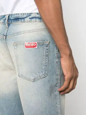 Kenzo Knee-length Denim Shorts