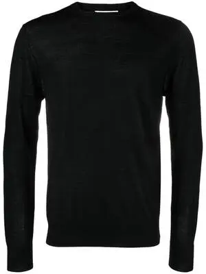 BALLANTYNE Crew-neck Wool Jumper - Black