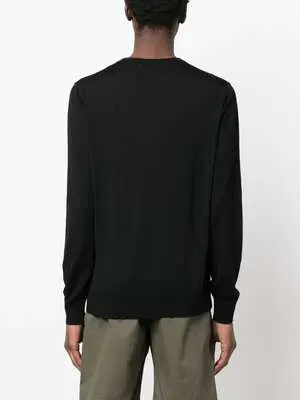BALLANTYNE Crew-neck Wool Jumper - Black
