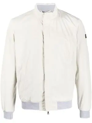 Paul & Shark High-neck Zipped Lightweight Jacket - Neutrals