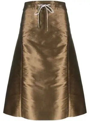 MAISON MARGIELA Moiré-effect A-line Skirt