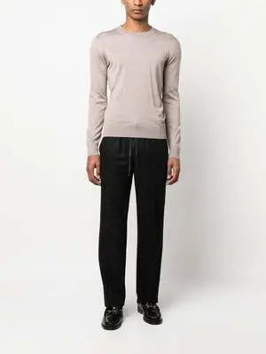 Brioni Crew-neck Cashmere-silk Jumper