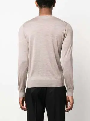 Brioni Crew-neck Cashmere-silk Jumper